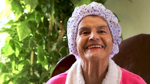 Senior women shower Stock Video Footage - 4K and HD Video Clips ...