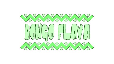 Bongo Flava Music Style Animation Text Stock Footage Video (100% ...