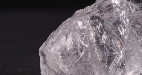 Rhinestone Mineral Closeup Structure Stone Stock Footage Video (100% ...