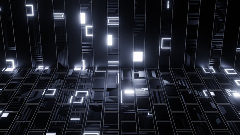 Vj Loop Animation White Running Lines Stock Footage Video (100% Royalty ...