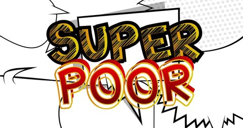 Super Poor Motion Poster 4k Animated Stock Footage Video (100% Royalty ...