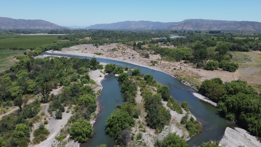 Maule River landscape in Chile image - Free stock photo - Public Domain ...