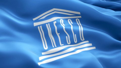 Animation Unesco Video Logo Unesco Flag Stock Footage Video (100% ...