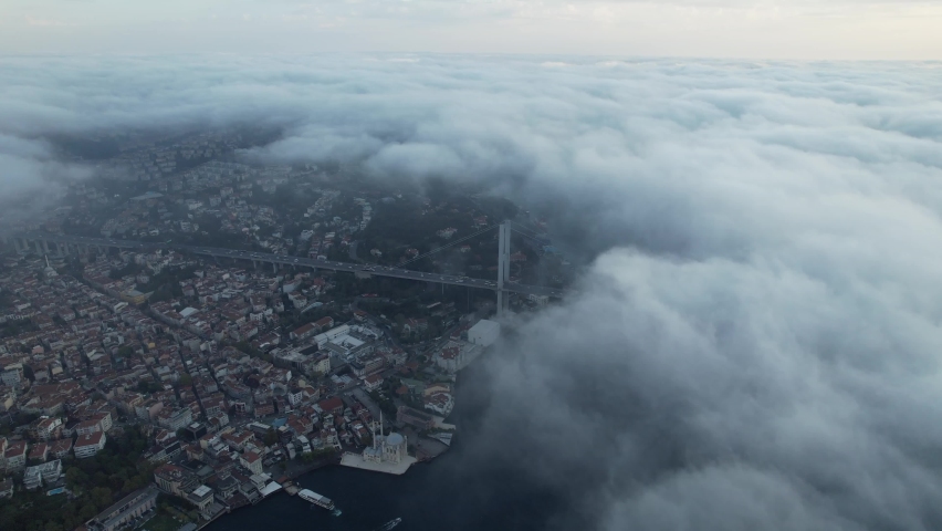 Clouds bridge tower wallpaper Stock Video Footage - 4K and HD Video ...