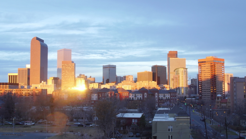 Night time Skyline of Denver, Colorado image - Free stock photo ...