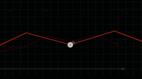 Line Graph Decreasing Red Line Goes Stock Footage Video (100% Royalty ...
