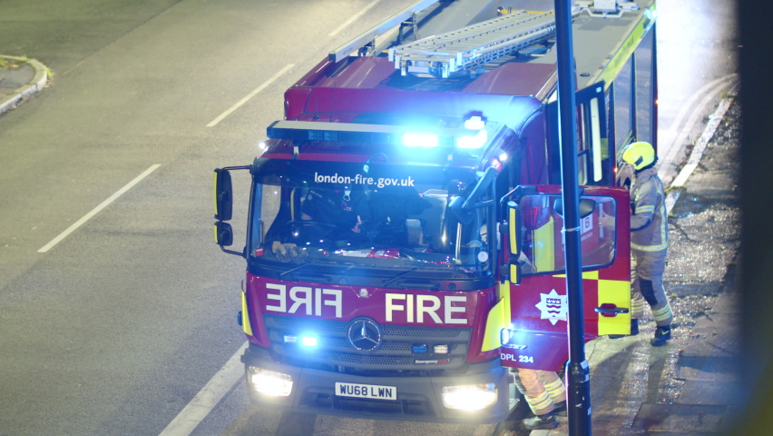 London Fire Engine Stock Video Footage - 4K and HD Video Clips ...