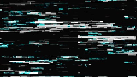Hacking Computer Network Glitch Effect Background Stock Footage Video ...