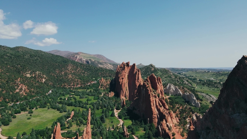 Scenic View of the Garden at Garden of the Gods, Colorado image - Free ...