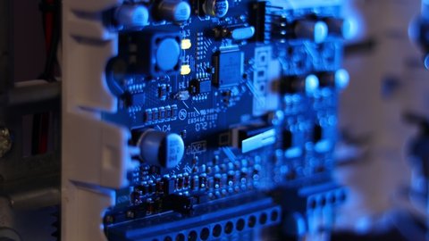 Microprocessor Module Fire Alarm System On Stock Footage Video (100% ...