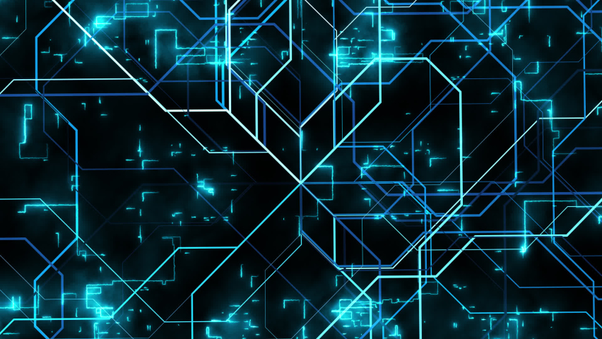 dynamic background on theme technology looping Stock Footage Video (100 ...