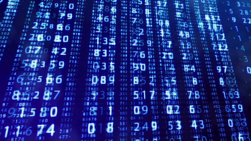 Numbers Matrix Stock Footage ~ Royalty Free Stock Videos | Pond5