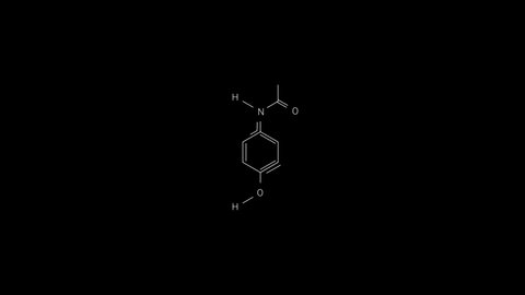 Formula Animation Loop Complex Hydrocarbon Compound Stock Footage Video ...