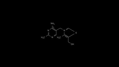 Formula Animation Loop Complex Hydrocarbon Compound Stock Footage Video ...