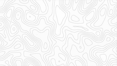 Topographical Map Abstract Outline Contour Geographic Stock Footage ...