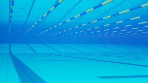 Seamless Looping Animation Swimming Swimming Pool Stock Footage Video ...