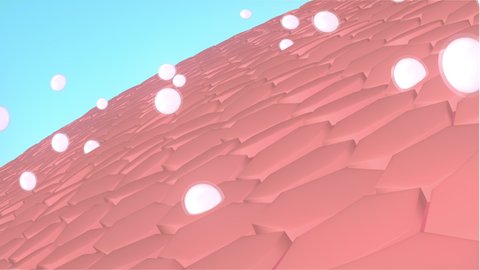 3d Skin Cell Animation Uv Protection Stock Footage Video (100% Royalty ...