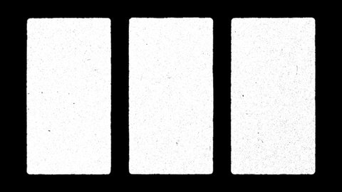 Vintage Screen Effect Three Vertical Rectangular Stock Footage Video ...