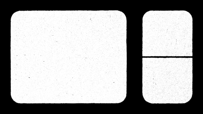 vintage screen effect unique layout two Stock Footage Video (100% ...