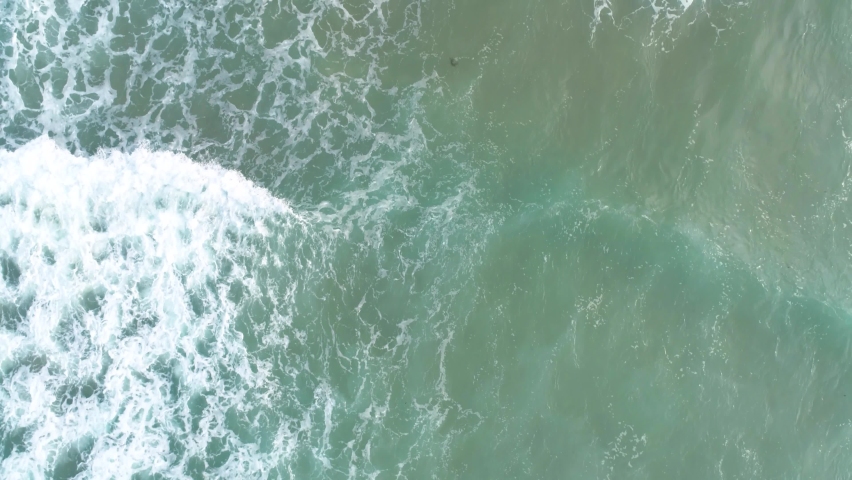 top down aerial view giant ocean Stock Footage Video (100% Royalty-free ...