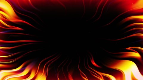 Seamlessly Looping Fire Flames Vignette On Stock Footage Video (100% ...