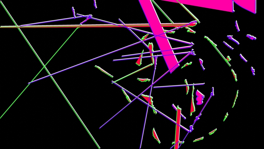 colorful pixel blocks flickering color screensaver Stock Footage Video ...