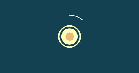 2d Shape Animation Abstract Geometric Background Stock Footage Video ...