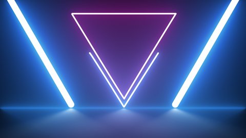 Abstract Neon Studio Background Bright Colors Stock Footage Video (100% ...