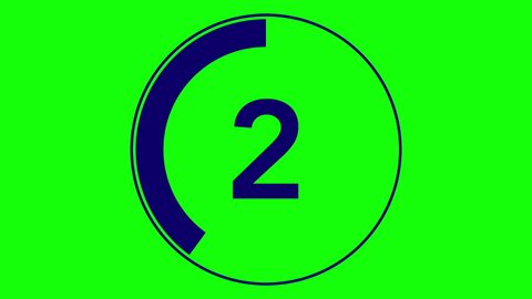 5 Seconds Simple Countdown Timer Stock Footage Video (100% Royalty-free ...