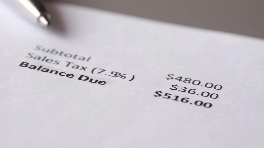 Paid Invoice Rubber Stamp On Paper Stock Footage Video (100% Royalty ...