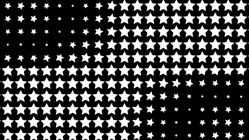 star shape wave moving animation motion Stock Footage Video (100% ...