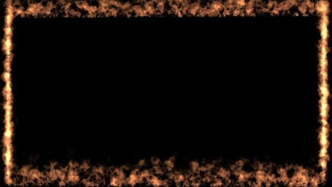 Animated Fire Frame Animated Fire Frame Stock Footage Video (100% ...