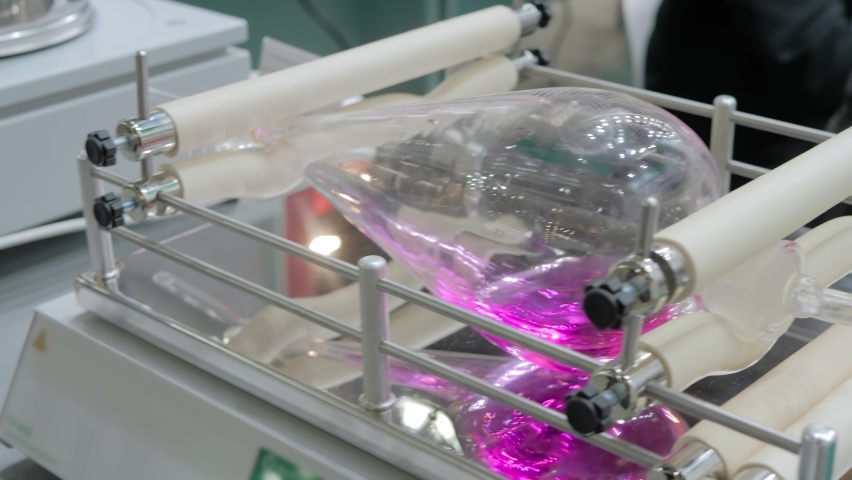 orbital shaker heating capability mixing shaking Stock Footage Video ...