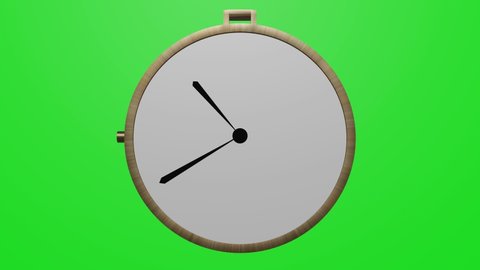 Animation Time Passing By On Clock Stock Footage Video (100% Royalty ...