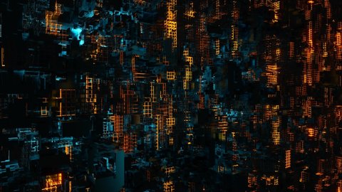 Abstract High Tech Animated 3d Futuristic Stock Footage Video (100% ...