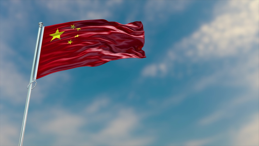 Army china red flag Stock Video Footage - 4K and HD Video Clips ...