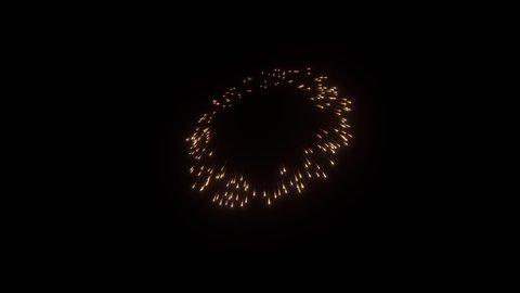 Overlay Looping Animation Single Firecracker Exploding Stock Footage ...