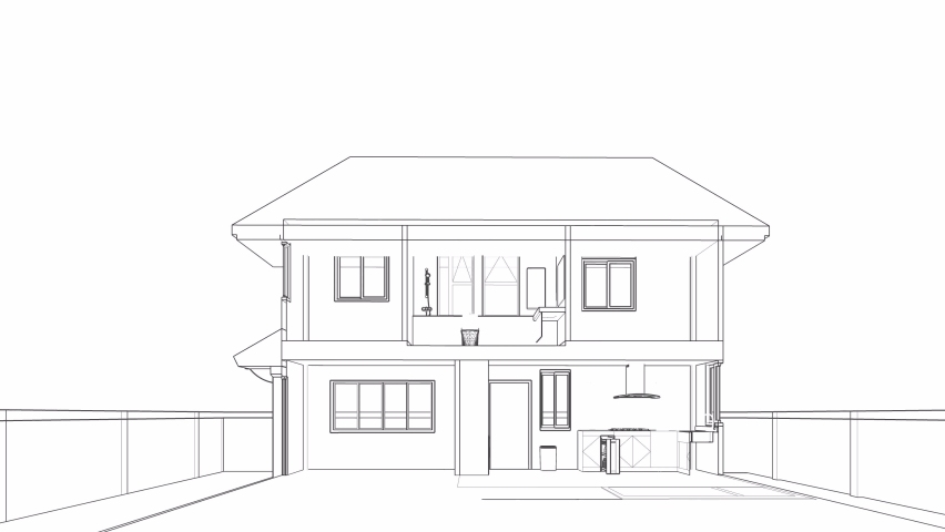 3d animation building project Stock Footage Video (100% Royalty-free ...