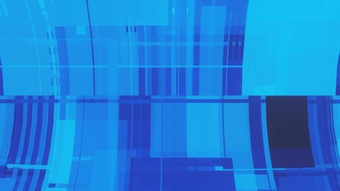 Abstract Blue Animation Cyber Technology Background Stock Footage Video ...