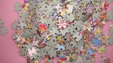 Falling puzzle pieces Stock Video Footage - 4K and HD Video Clips ...
