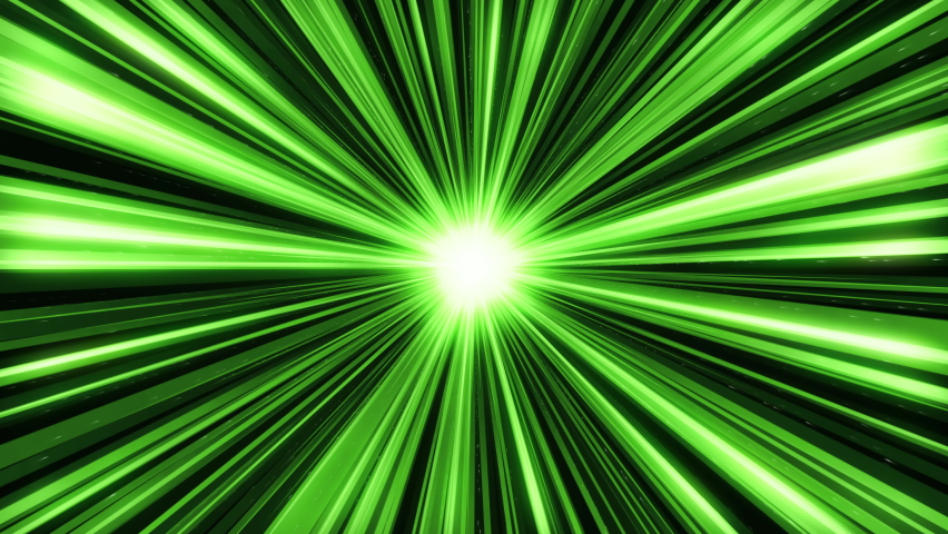 green speed lines animation radial loop Stock Footage Video (100% ...