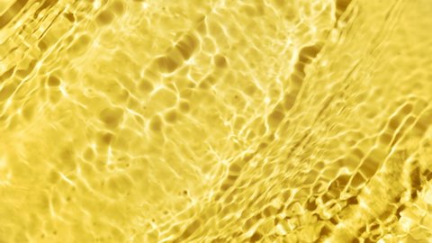 Water Waves Ripples Crossing On Yellow Stock Footage Video (100% ...