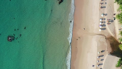 Aerial View Kamala Beach Sunset Phuket Stock Footage Video (100% ...