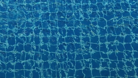 Waves Swimming Pool Water Waves Blue Stock Footage Video (100% Royalty ...