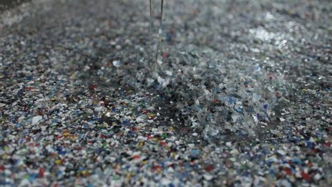 Recycling Plastic By Dissolving Metal Container Stock Footage Video ...