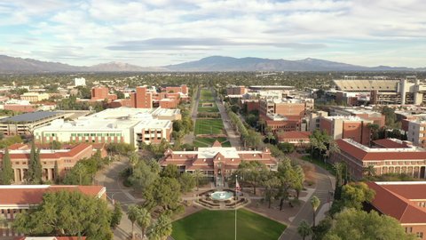 Tucson Arizona College University Campus Old Stock Footage Video (100% ...