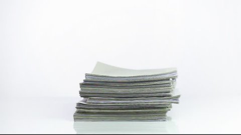 stop motion animation stacks overload document Stock Footage Video (100 ...