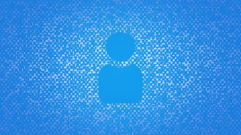 Big Person Icons Pattern On Network Stock Footage Video (100% Royalty ...