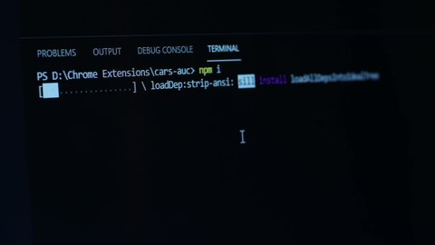 Developer Looks Html Code On Computer Stock Footage Video (100% Royalty ...