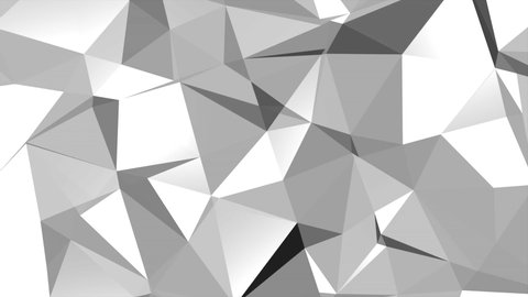 White Low Poly Pattern Business Corporate Stock Footage Video (100% ...